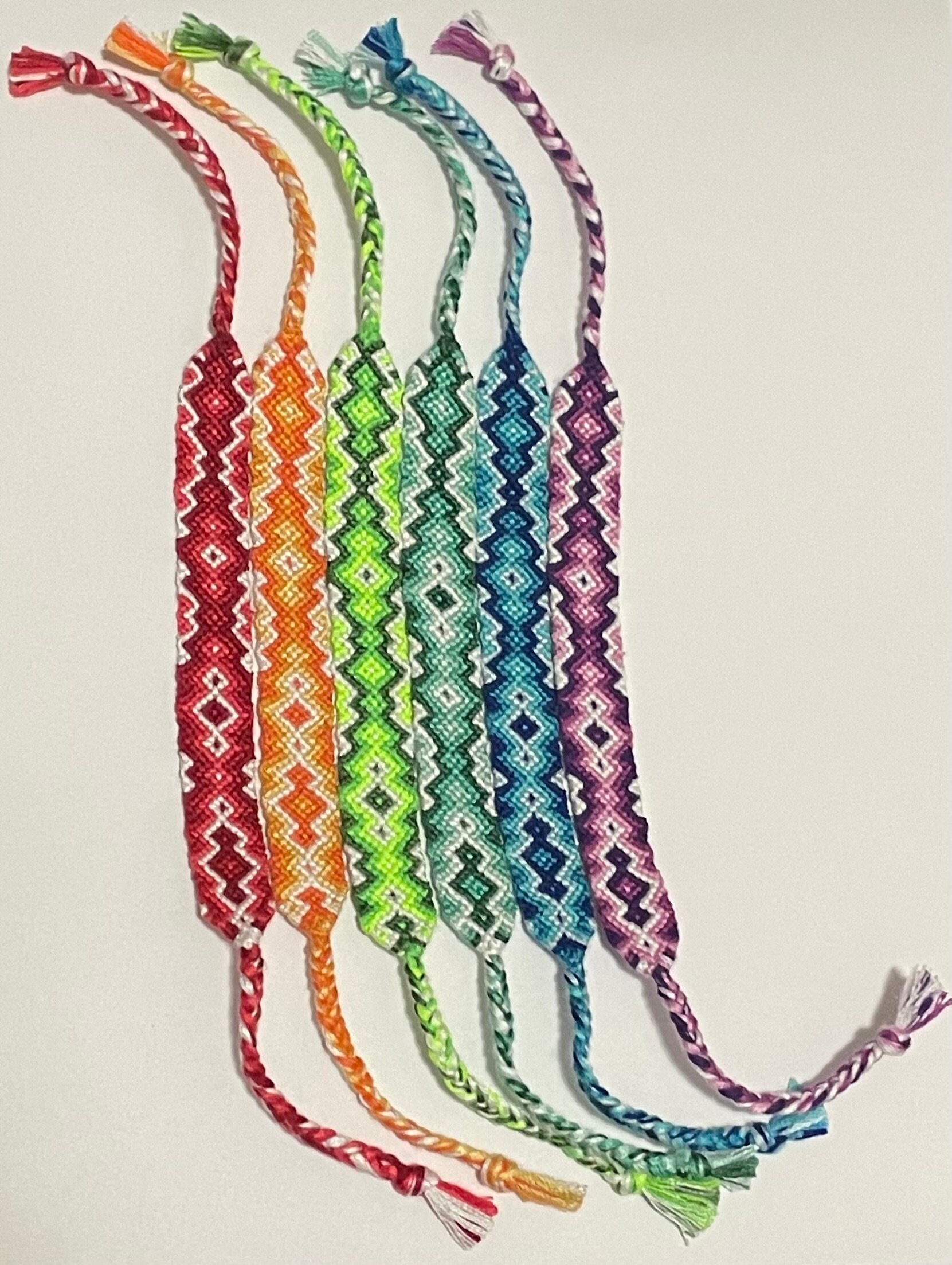 Handmade Diamond Arrowhead Friendship Bracelet - Etsy