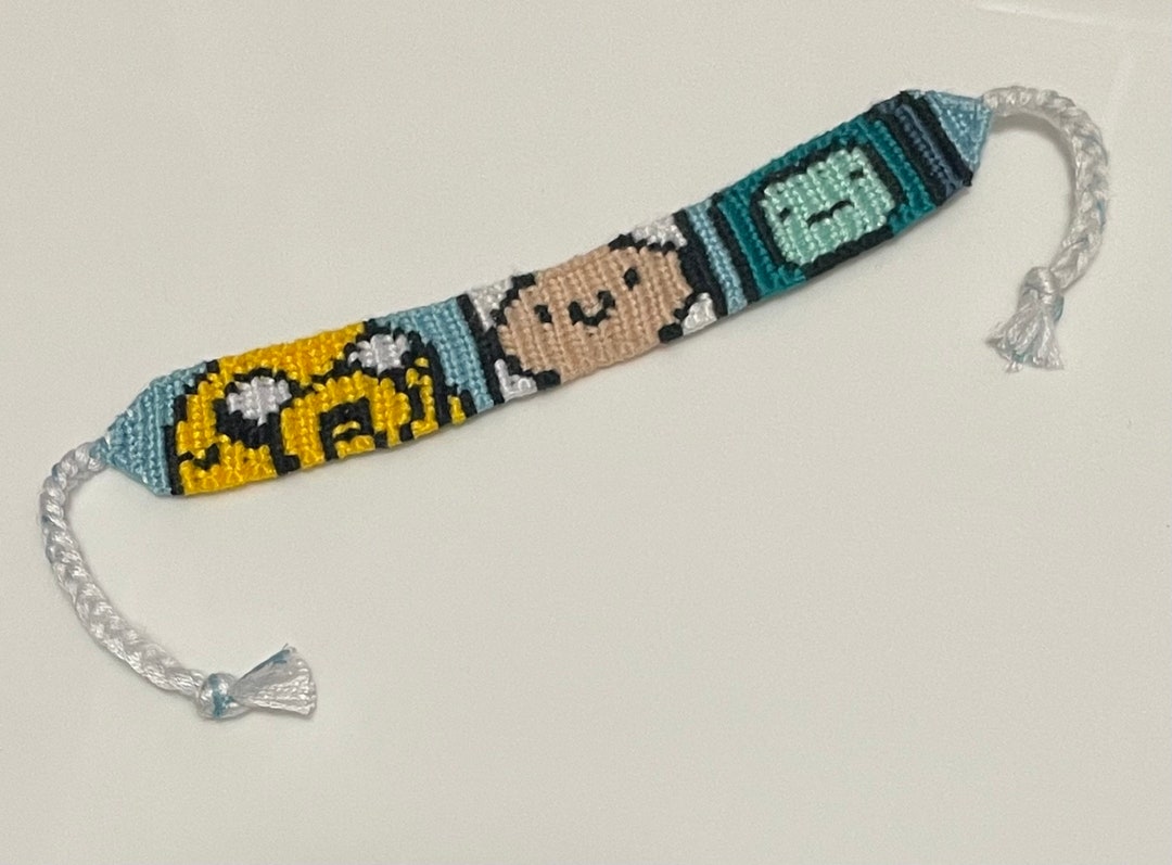 Adventure Time Character Bracelet, Adjustable Handmade Friendship ...