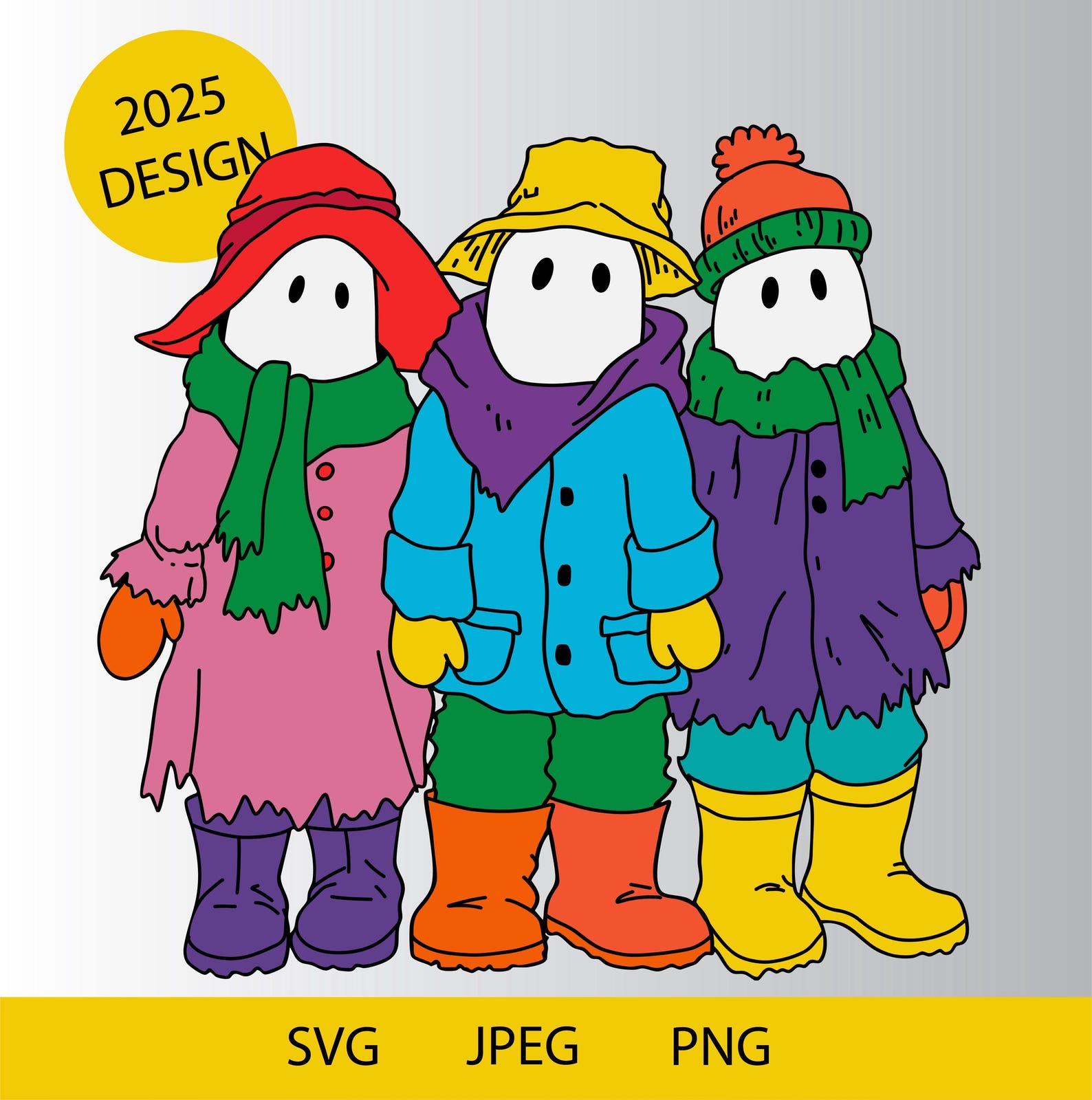Mummers - Newfoundland - Christmas - Commercial Use - SVG - PNG - JPEG ...