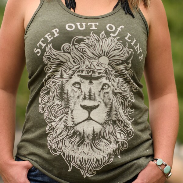 Lion Tank Top - Etsy