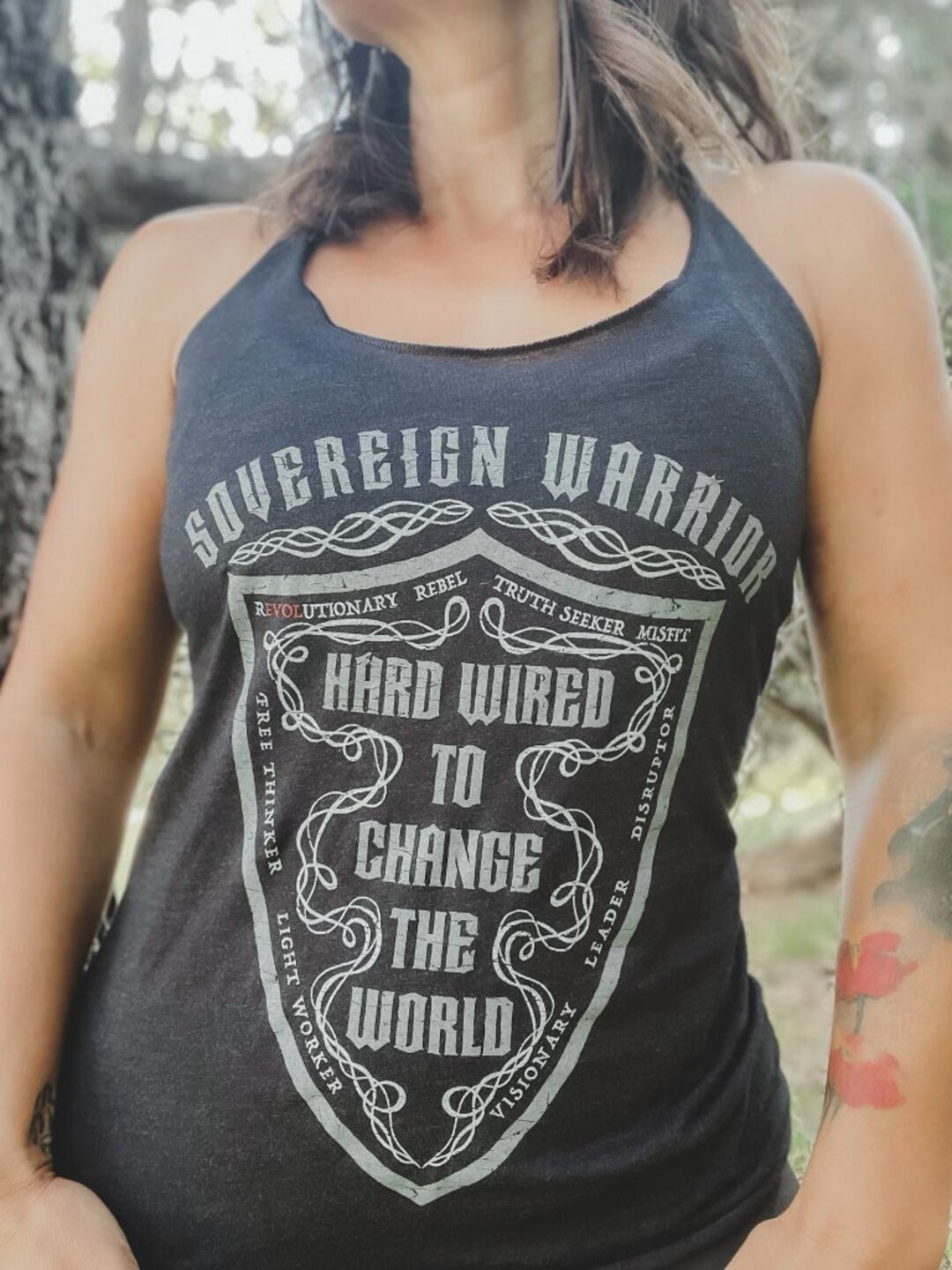 Hard Wired to Change the World Tank Top Rebel Tank Lightworker Free ...