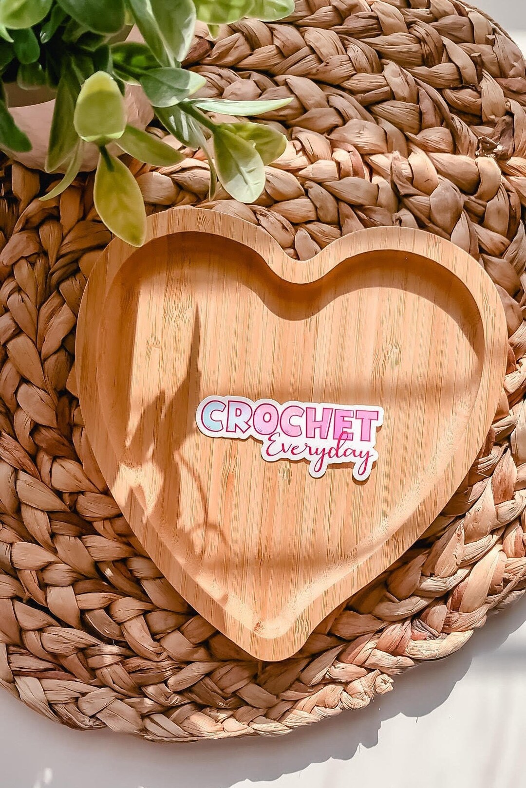 Crochet Sticker/ Vinyl Sticker/ Crochet Everyday Sticker/ Crochet ...