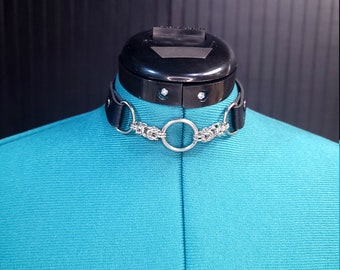 Collar With Chain | Etsy