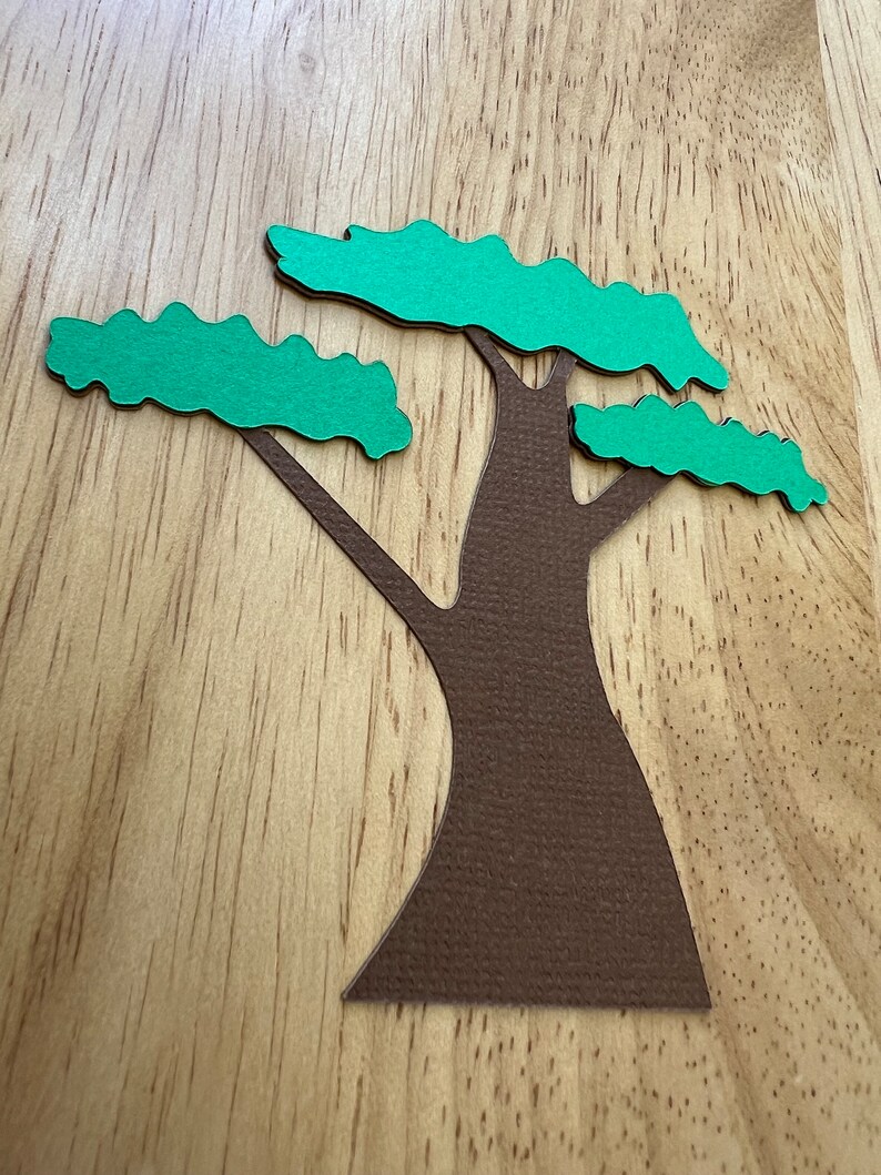 Safari Tree Layered Digital Cut File Safari Jungle - Etsy