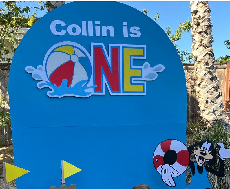 ONE Splish Splash Beach Ball SVG Beach Ball One Party Pool Party ONE ...