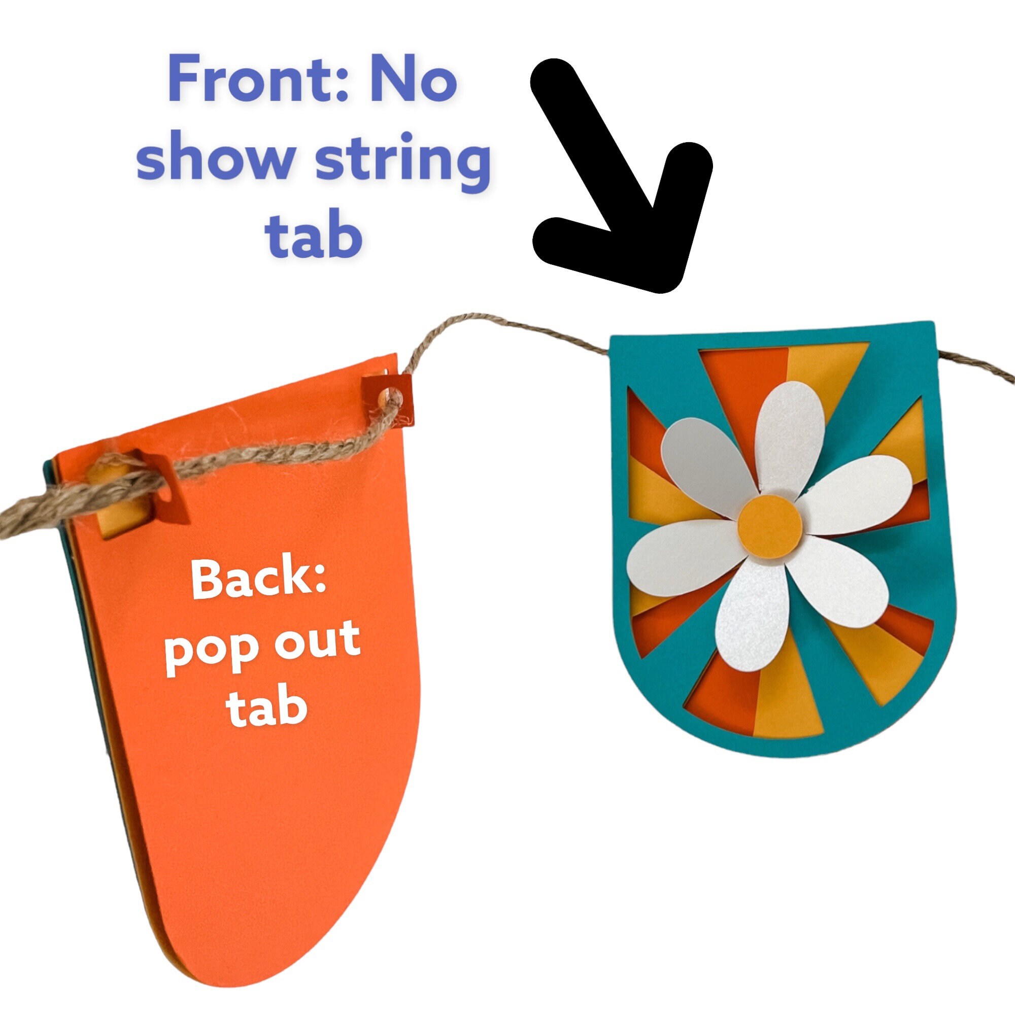 Layered Banner SVG Pennant Bunting Groovy Banner SVG Retro 70s Theme ...