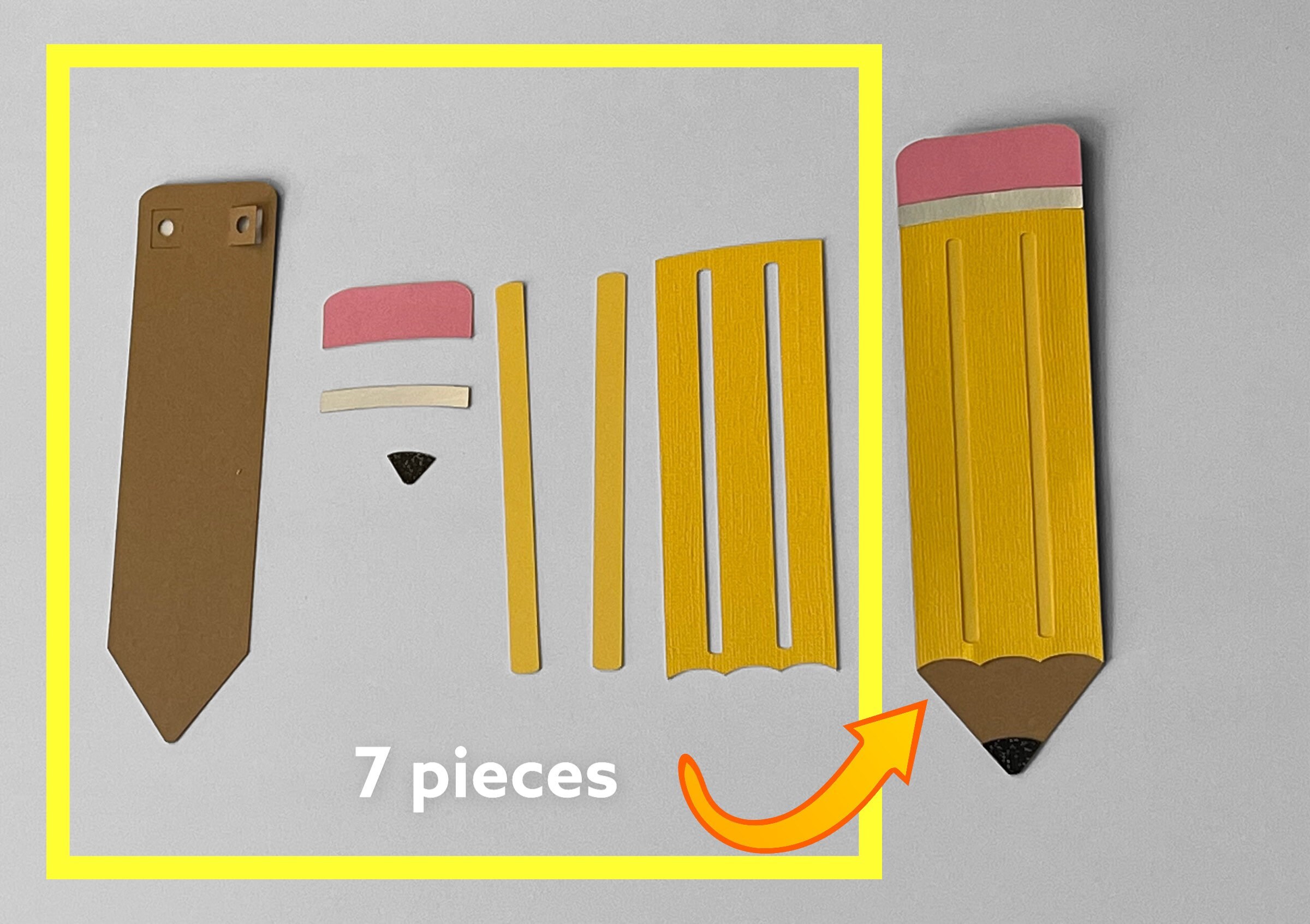 Layered Pencil Banner SVG DXF Digital File| Pennant| Bunting| DIY ...