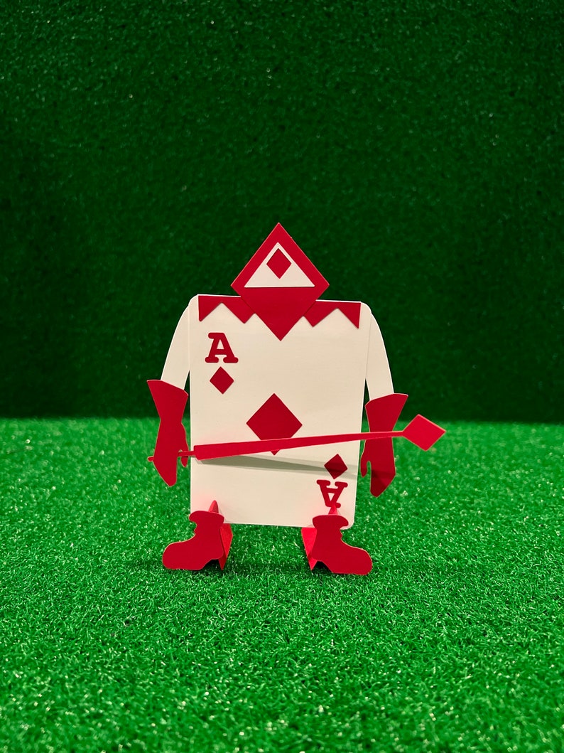 Diamond Card Soldier Alice's Adventure in Wonderland SVG - Etsy