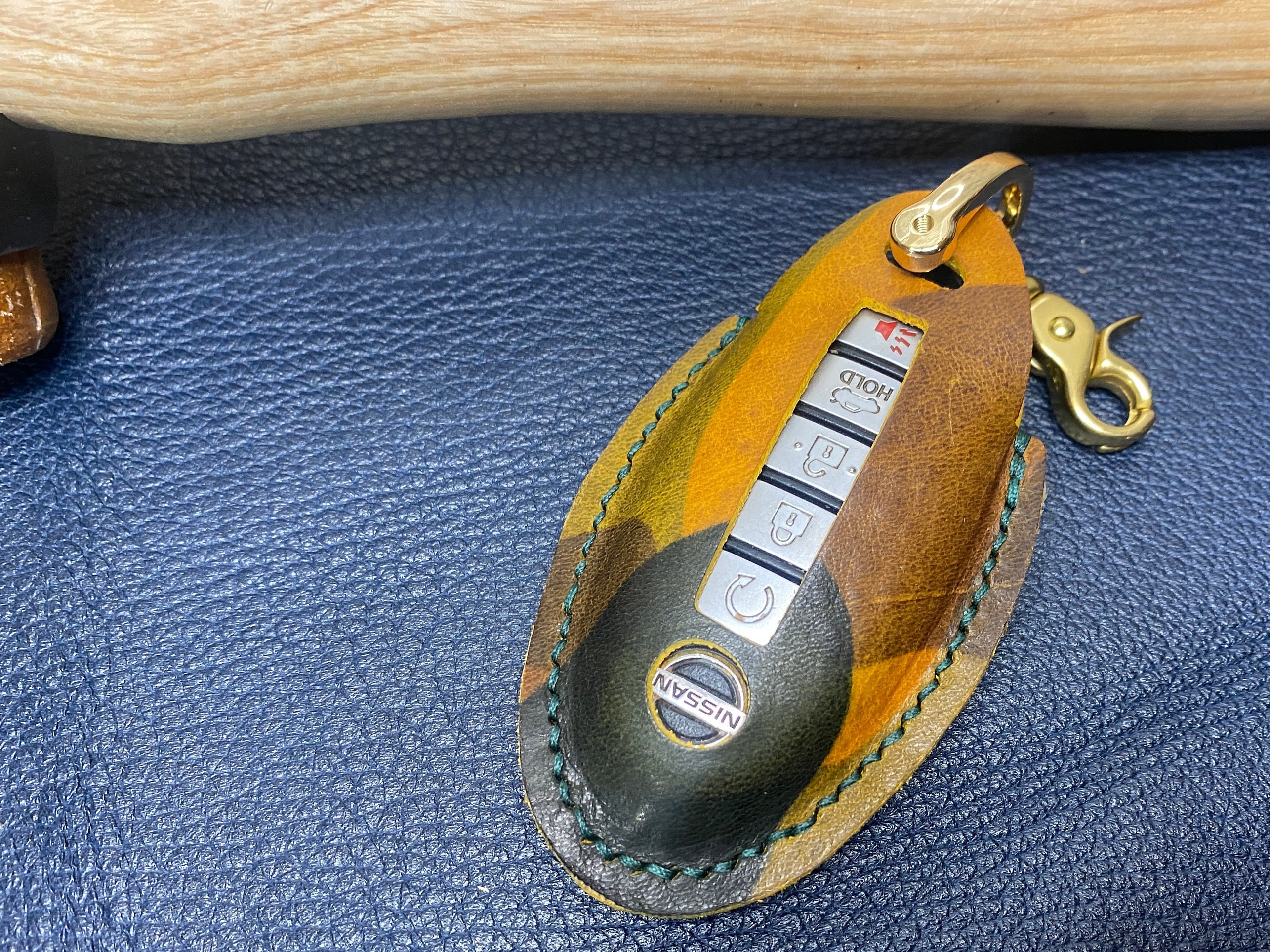 Nissan and Infinity Series Leather Key Fob Car Cover, Remote Start Key ...