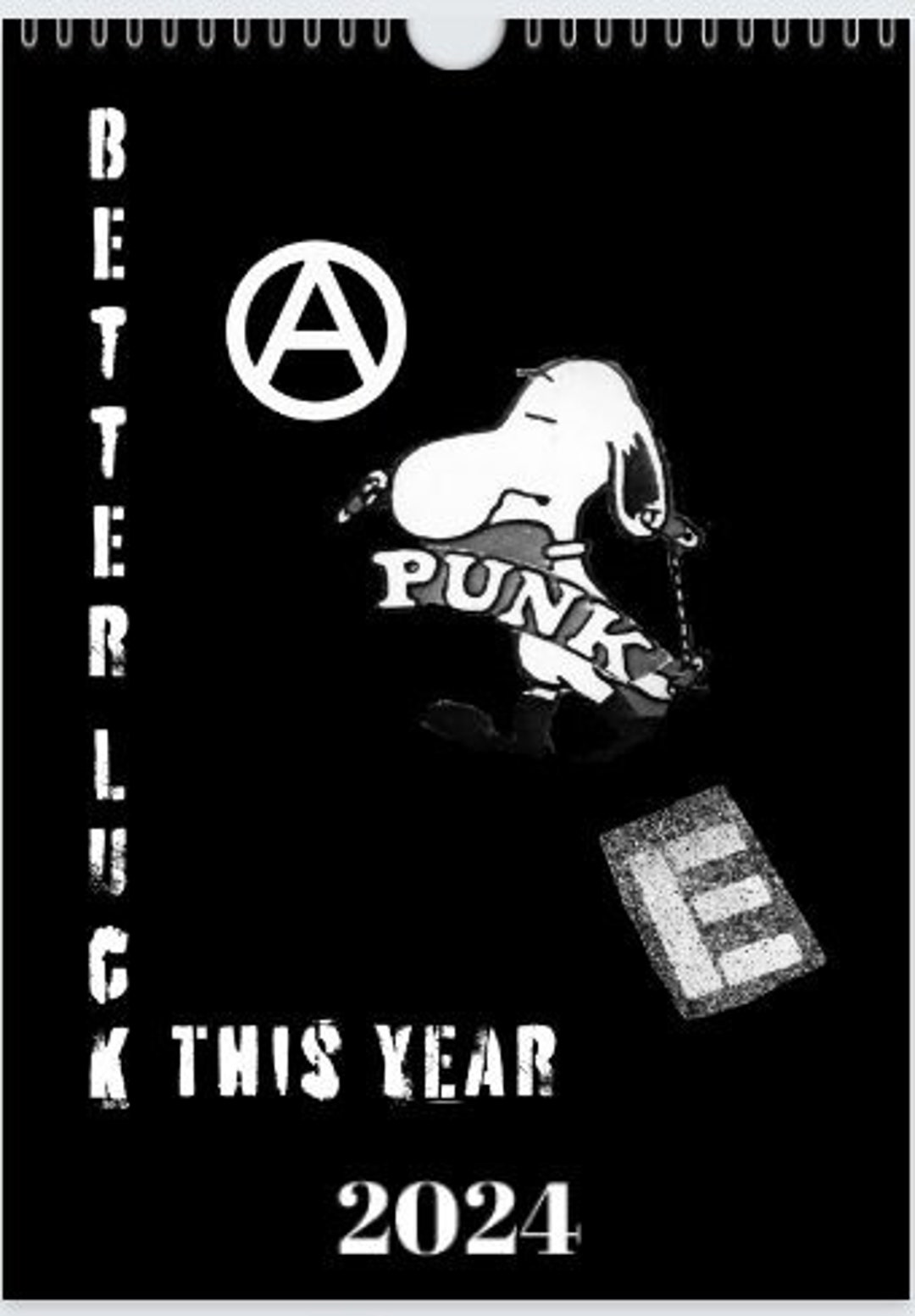 Better Luck Next Year 2024 Punk Calendar - Etsy