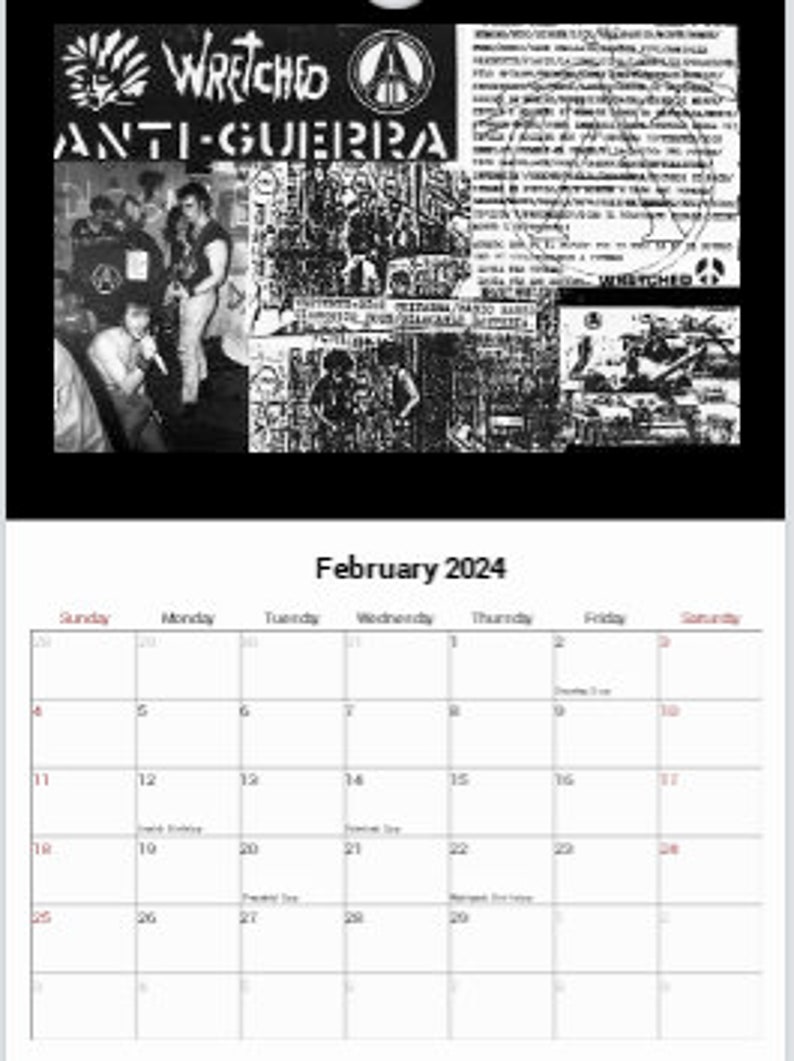 Better Luck Next Year 2024 Punk Calendar - Etsy
