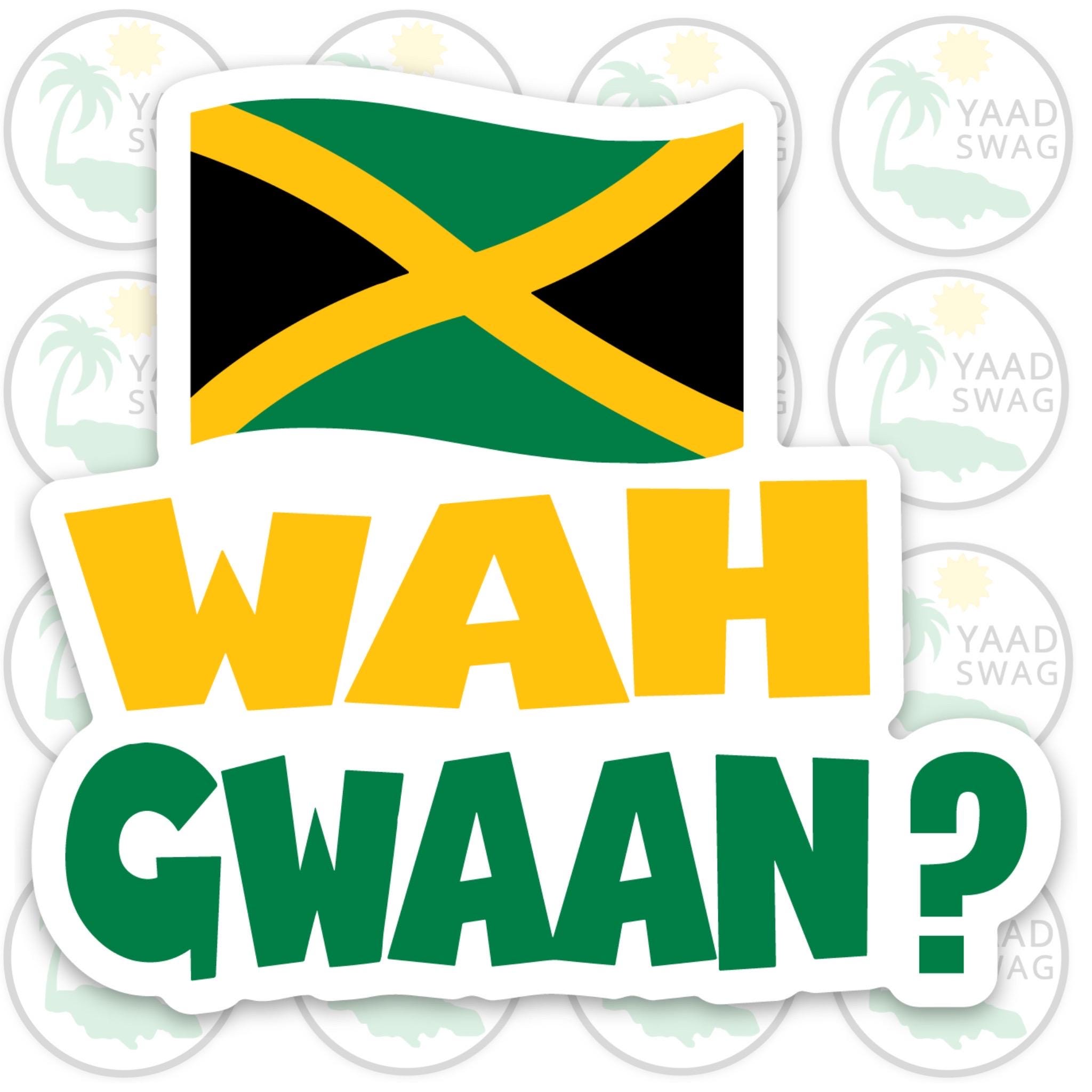 Wah Gwaan Sticker: Jamaican Patois Slang, Laptop Decal - Etsy