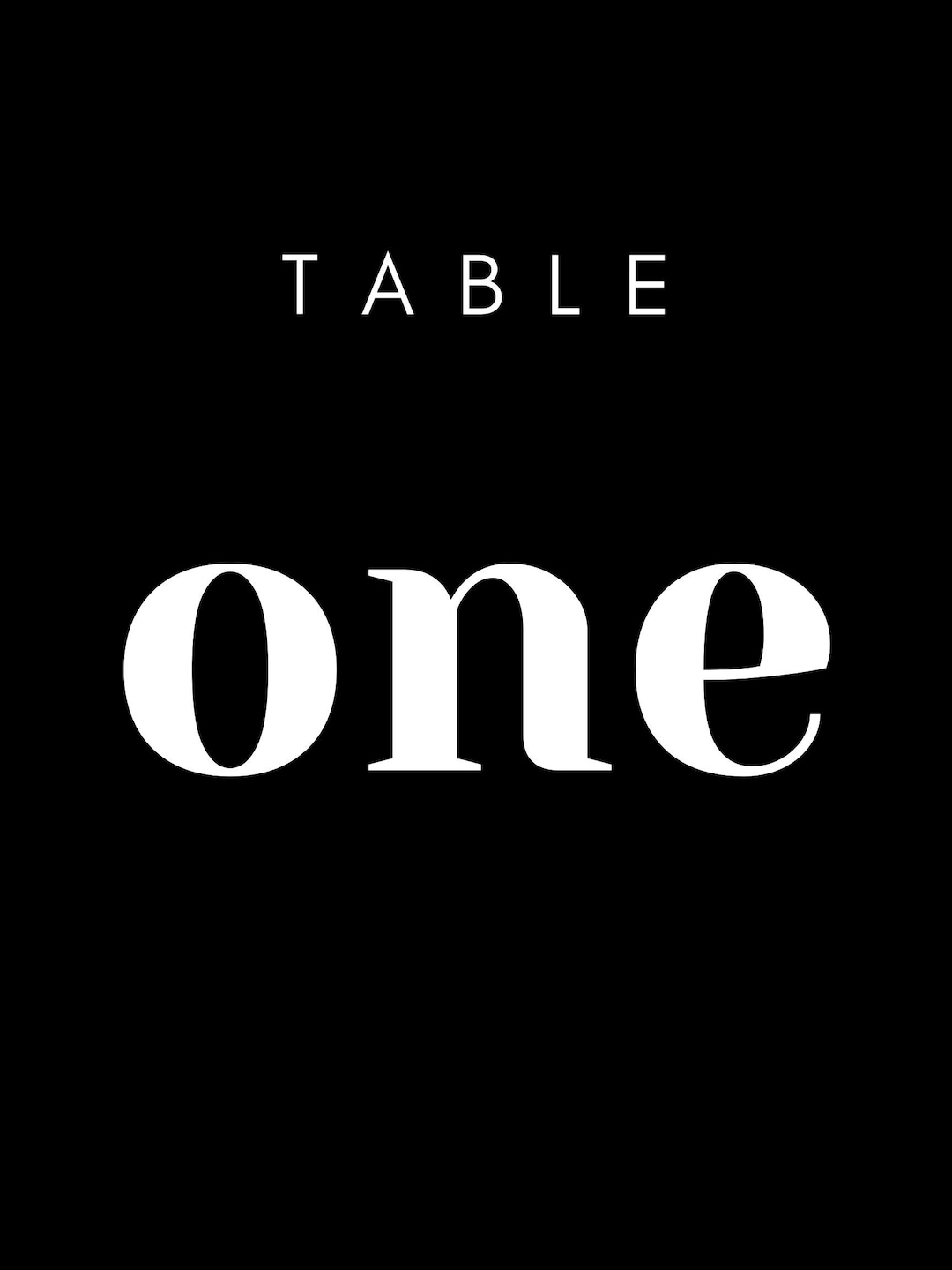 Table Number Digital Downloadable Template - Etsy