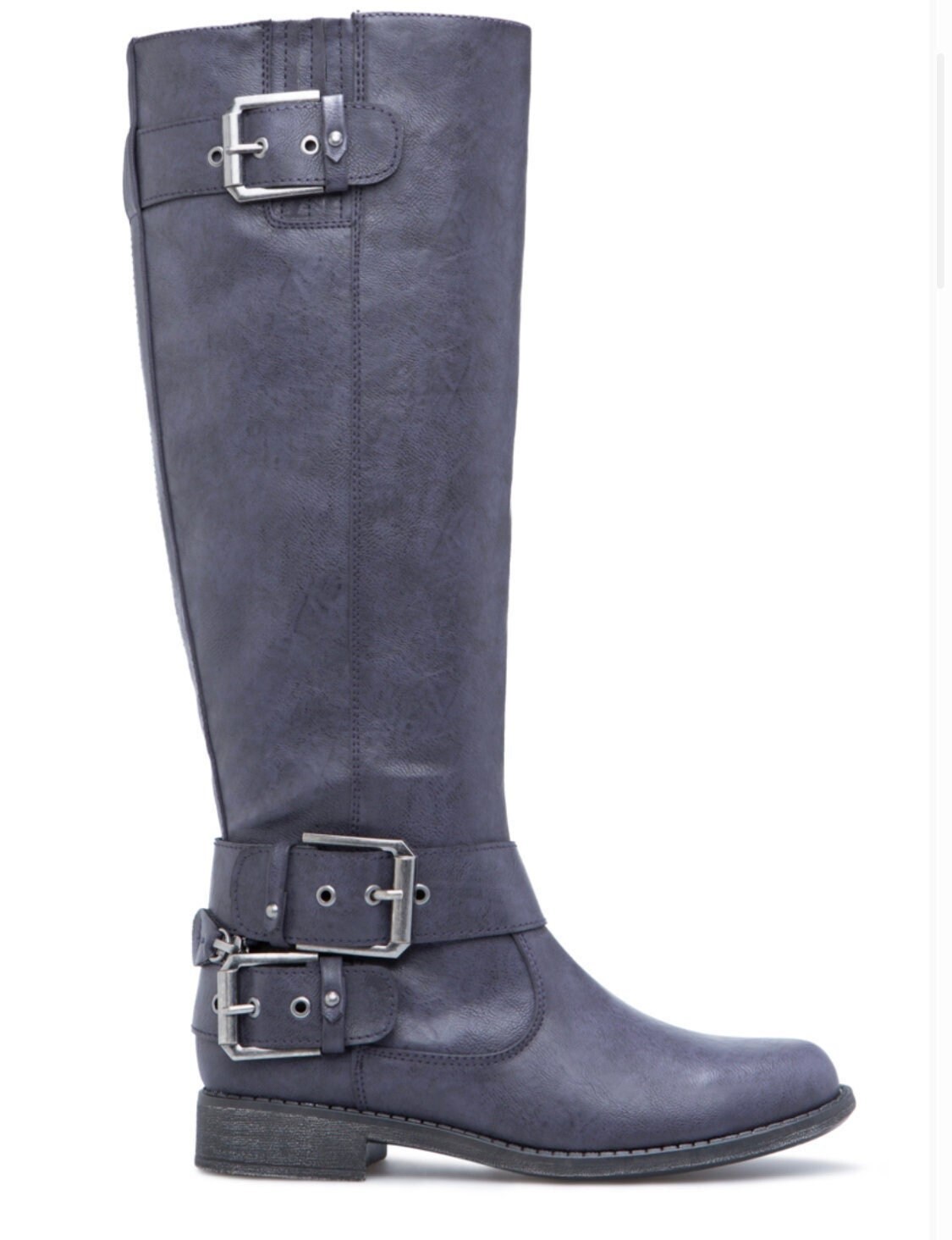 SHOE DAZZLE Romilly Faux Leather Knee High Riding Boots Brand New in ...