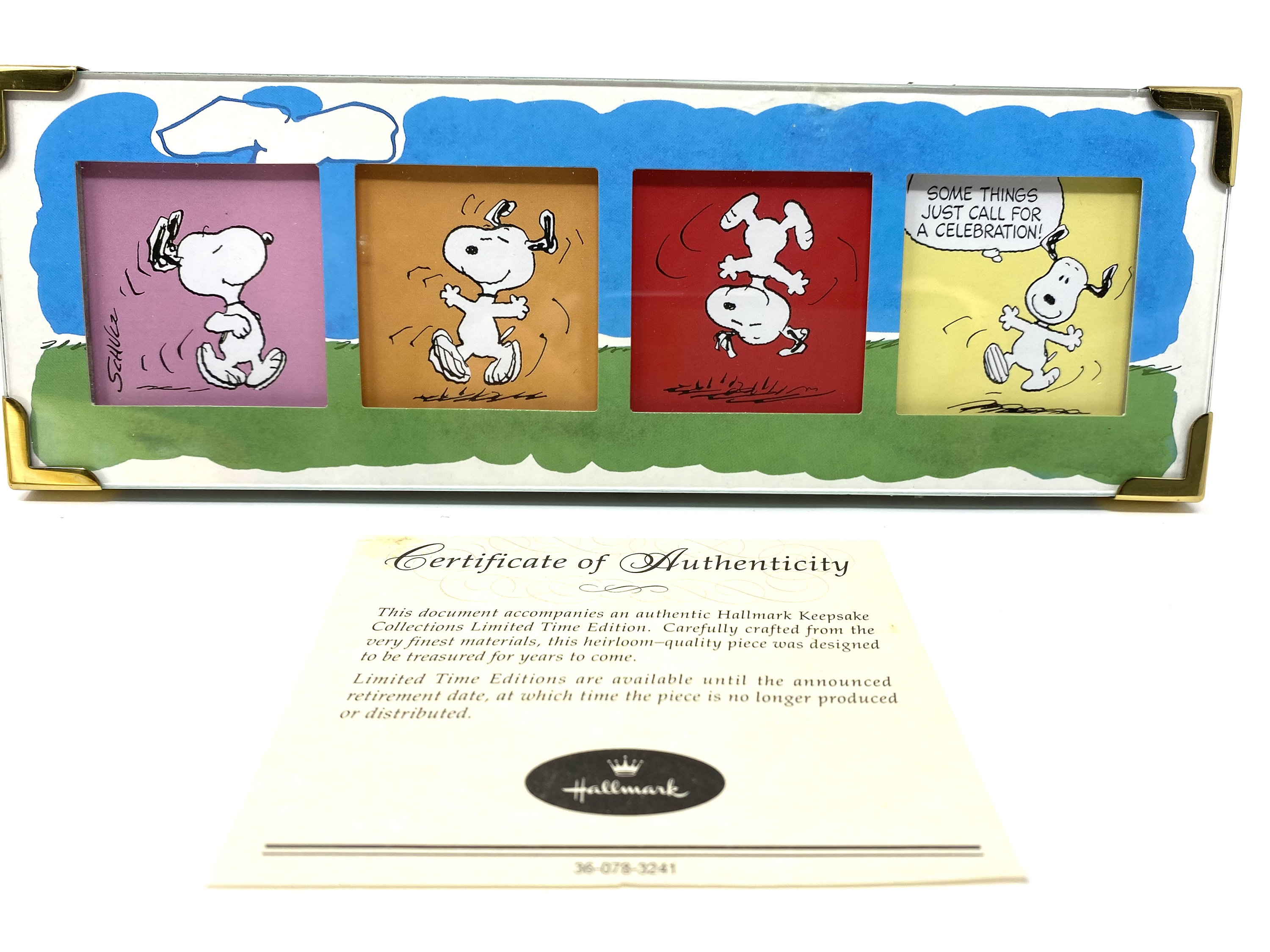 PEANUTS Gallery celebrate Comic Strip 2000 Hallmark Limited Time ...