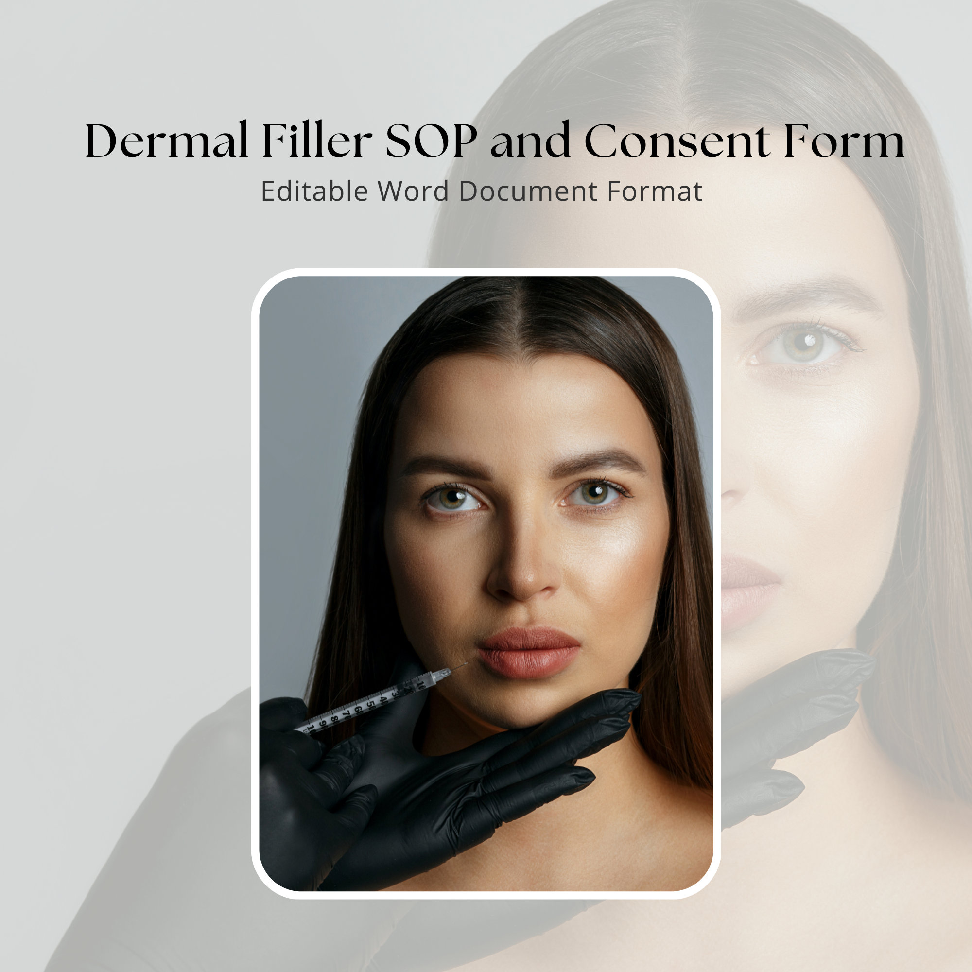 Dermal Filler SOP and Consent Form Editable Word Document Juvederm ...