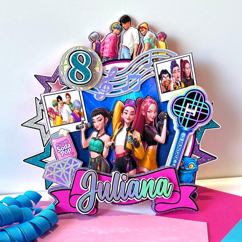 Huntrix Cake Toppers Etsy