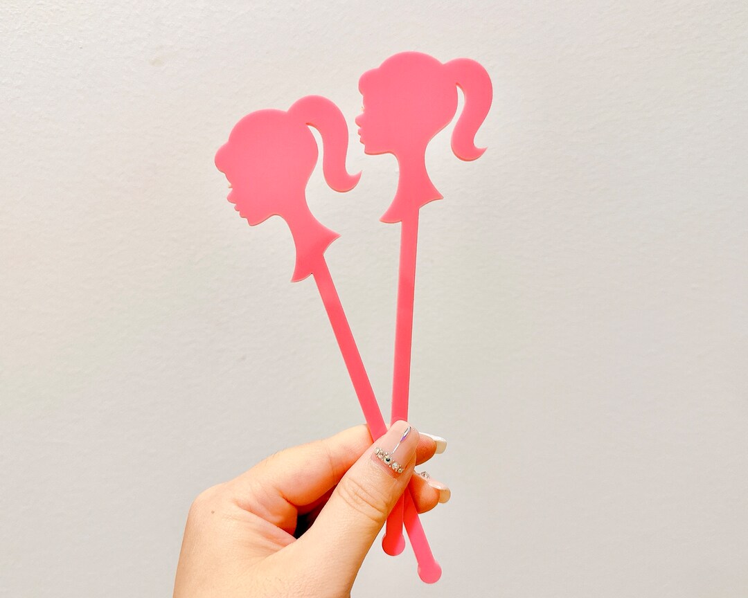 Barbie Drink Stirrer, Wedding Drink Stirrer, Acrylic Drink Stirrer ...