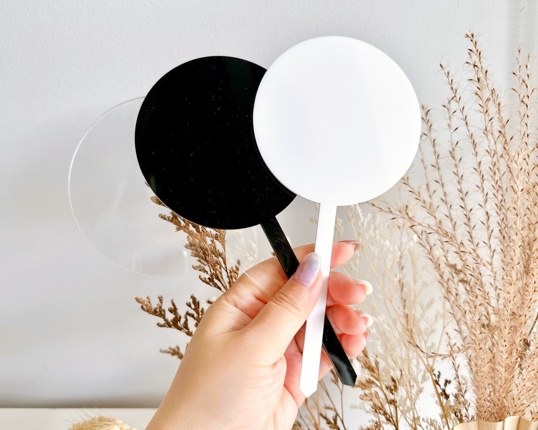 Blank Acrylic Cake Topper DIY Craft Acrylic Blanks, Cricut Blanks ...