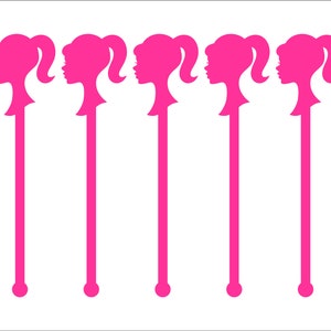Barbie Drink Stirrer, Wedding Drink Stirrer, Acrylic Drink Stirrer ...