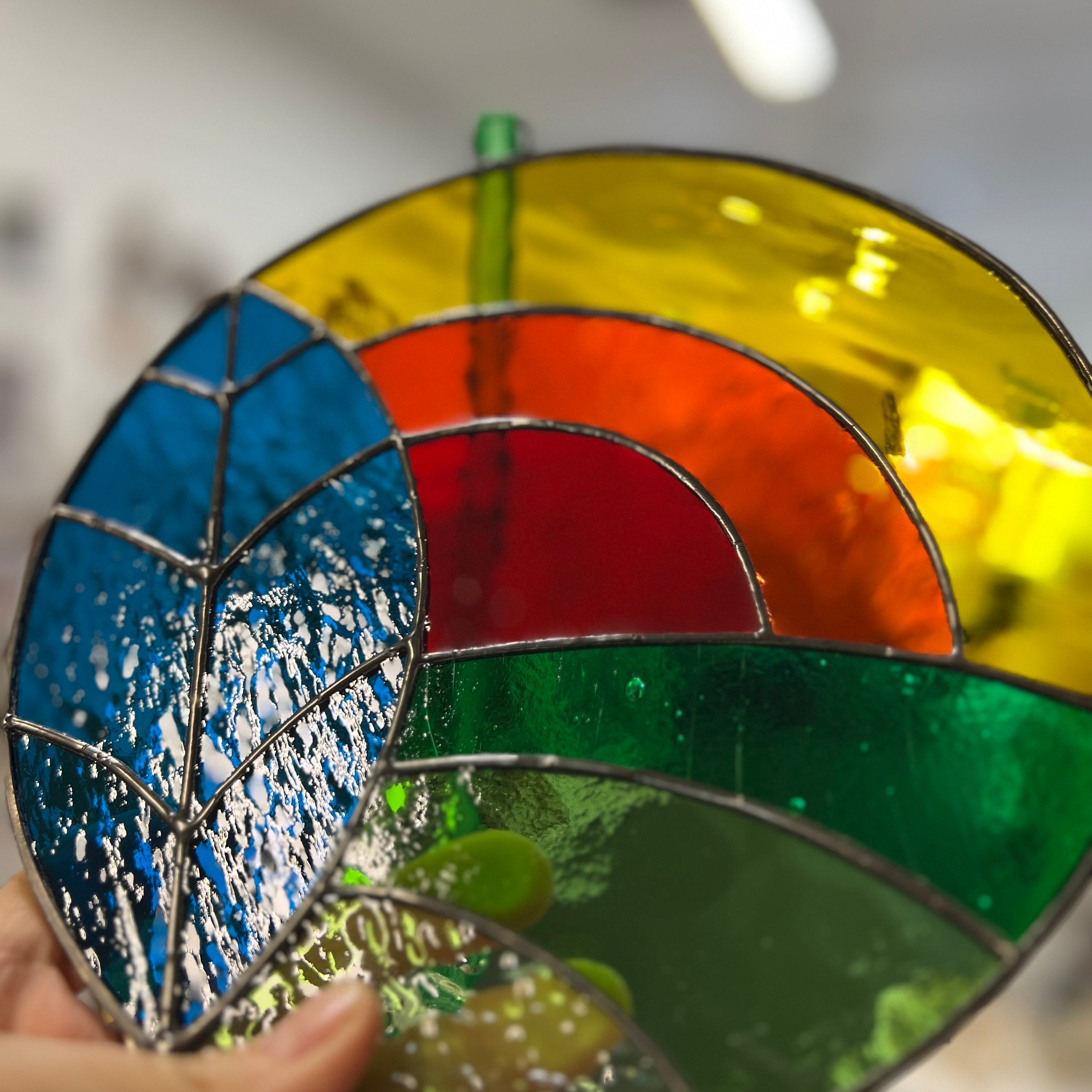 Large Sunny Leadlight Suncatcher - Etsy