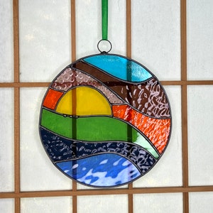 Small Sunny Leadlight Suncatcher - Etsy