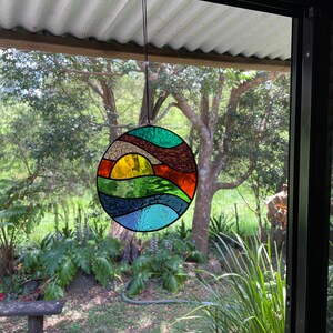 Small Sunny Leadlight Suncatcher - Etsy