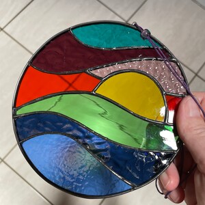 Small Sunny Leadlight Suncatcher - Etsy