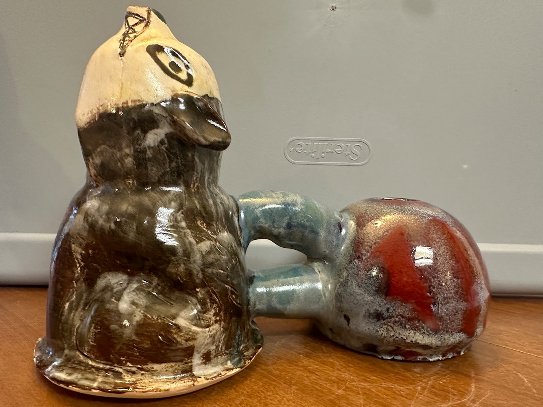 Howling Wolf Whistling Water Whistle Ceramics - Etsy