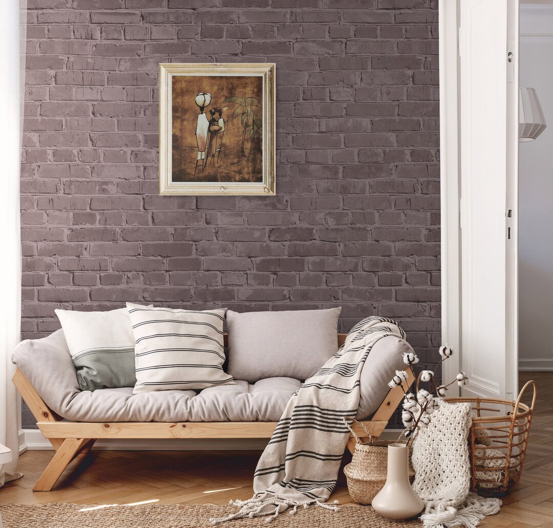 Africa Double Map With Craft Envelope, Poster - Etsy