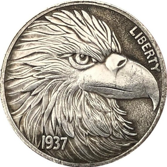 Eagle Metal Coin New Gift Coin Metallic Coins - Etsy