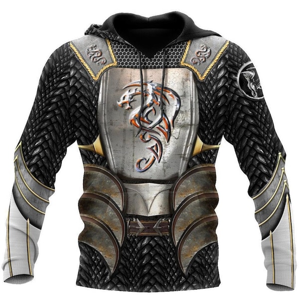 Medieval Knight Hoodie - Etsy