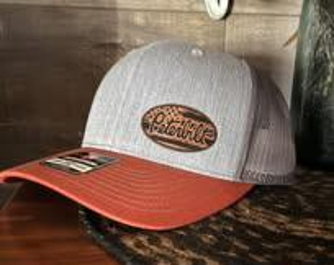 Own the Road: Peterbilt Laser-cut Leatherette Patch Trucker Snapback ...