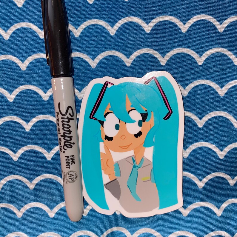 Hatsune Miku 3" Sticker - Etsy