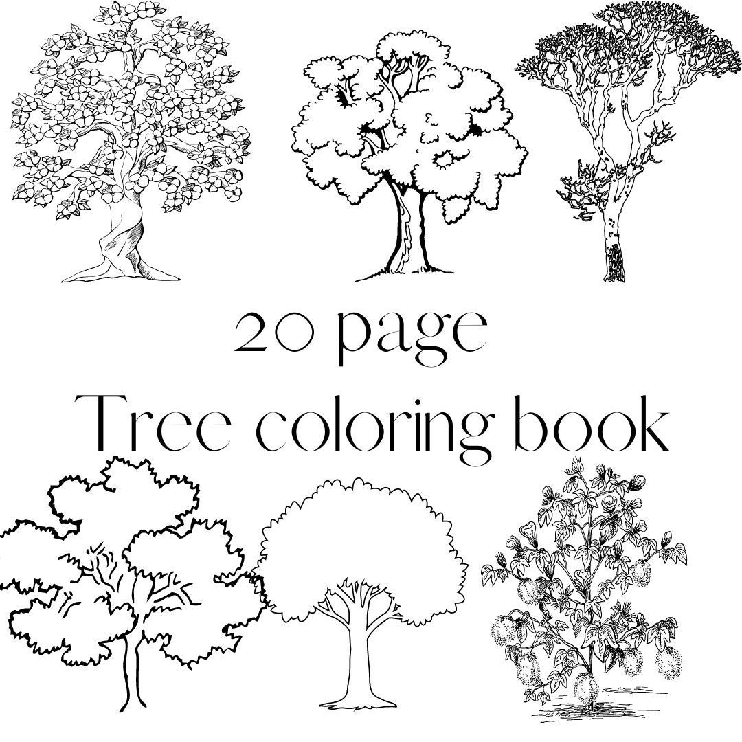 Planting Trees Coloring Pages
