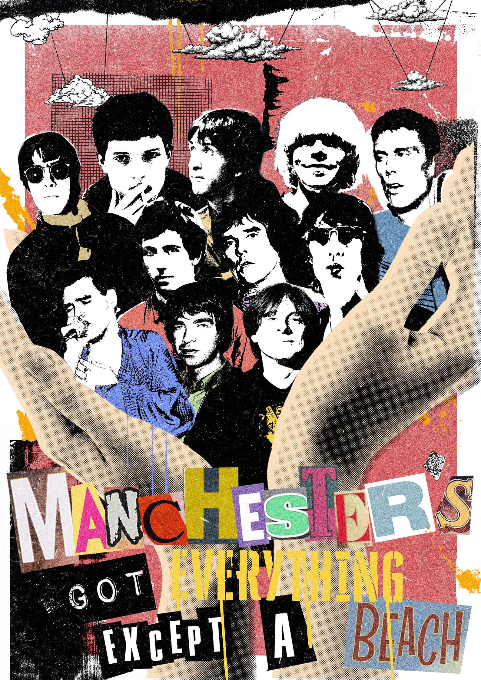 Collage Created of the Great Musicians of Manchester - Etsy