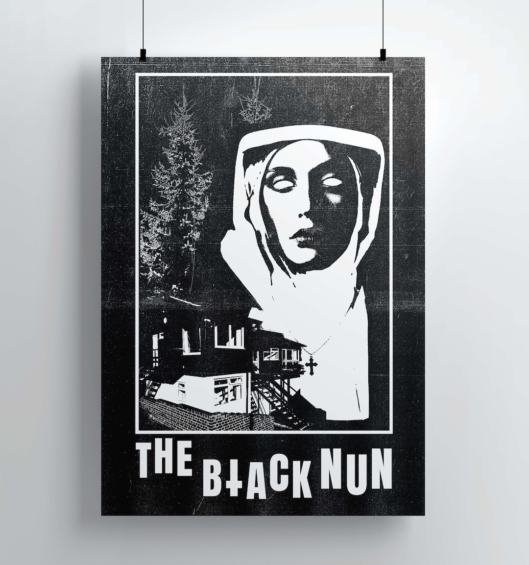 Black Nun Print - Etsy