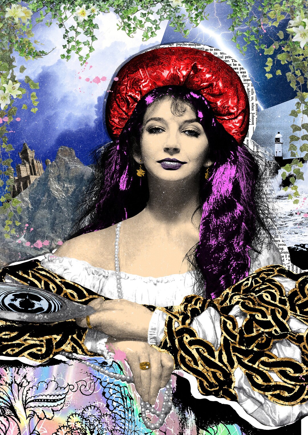 Pre-raphaelite Kate Bush Print - Etsy