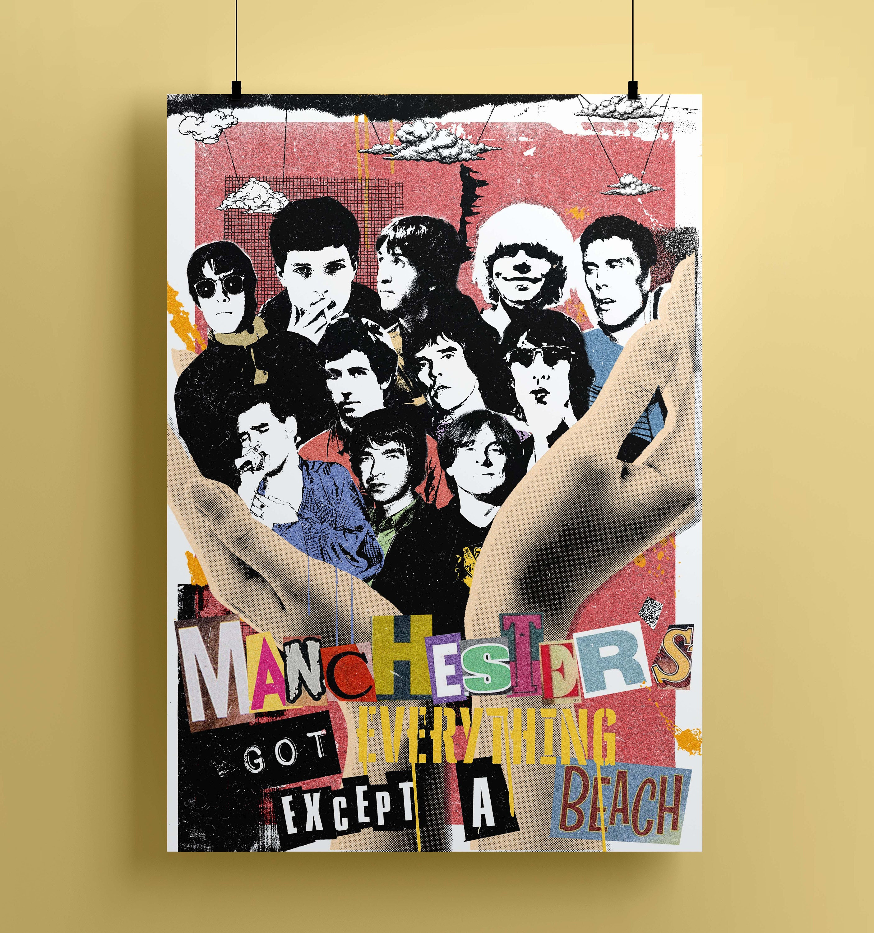 Collage Created of the Great Musicians of Manchester - Etsy