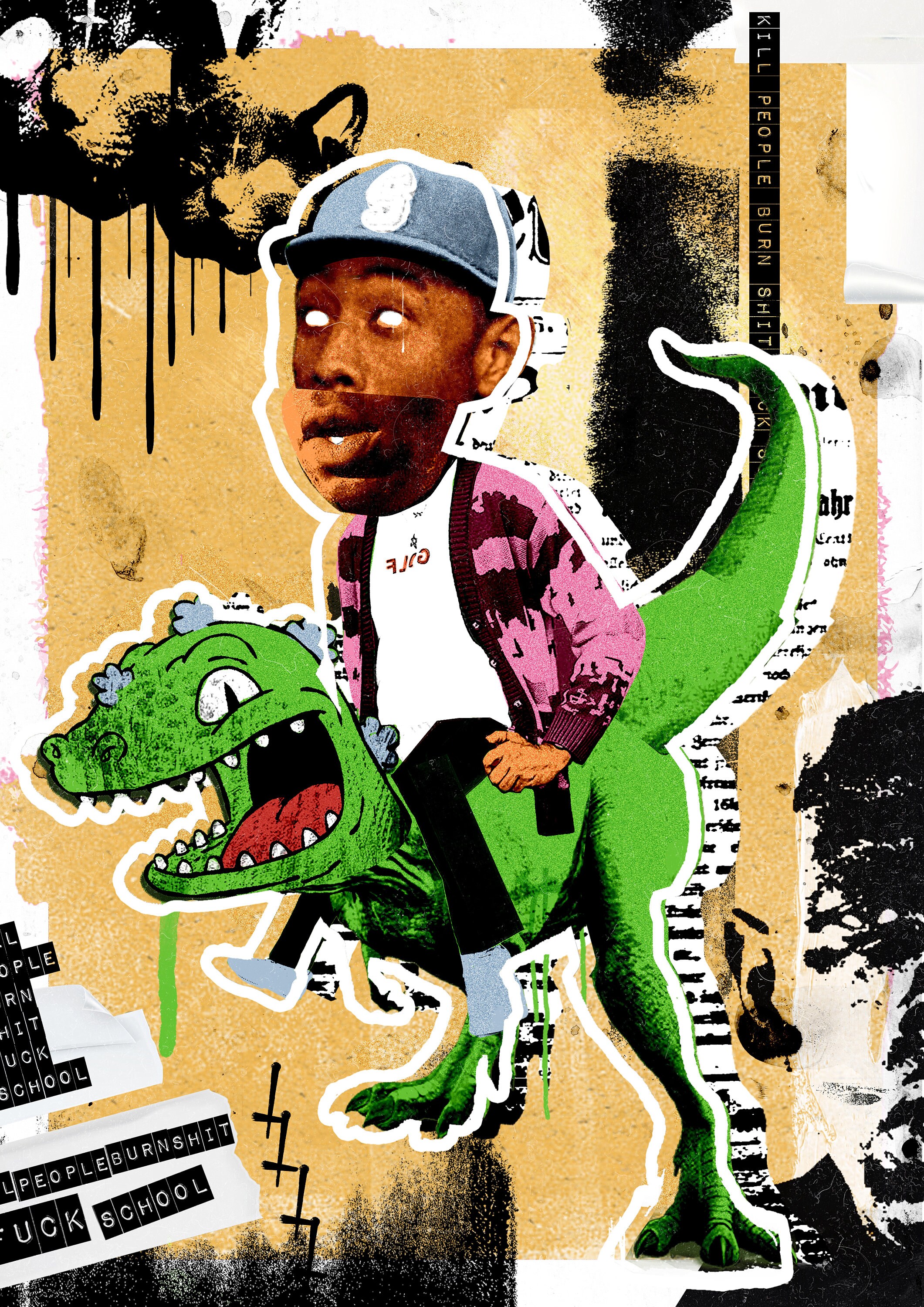 Tyler the Creator Collage Print - Etsy