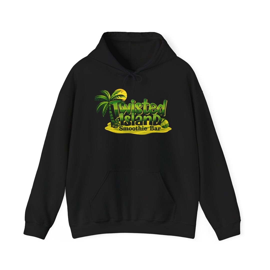 Sudadera con capucha Twisted Island Smoothie Bar / Tazón de coco con ...