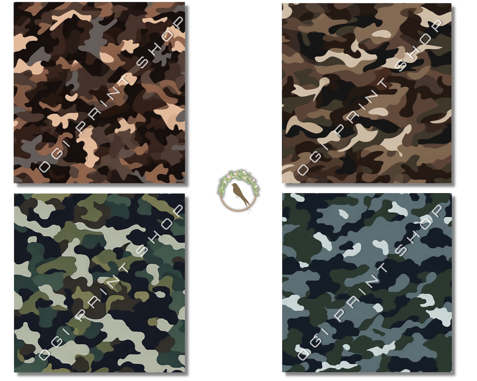 24 Military Camouflage Seamless Patterns for Commercial Use - Etsy