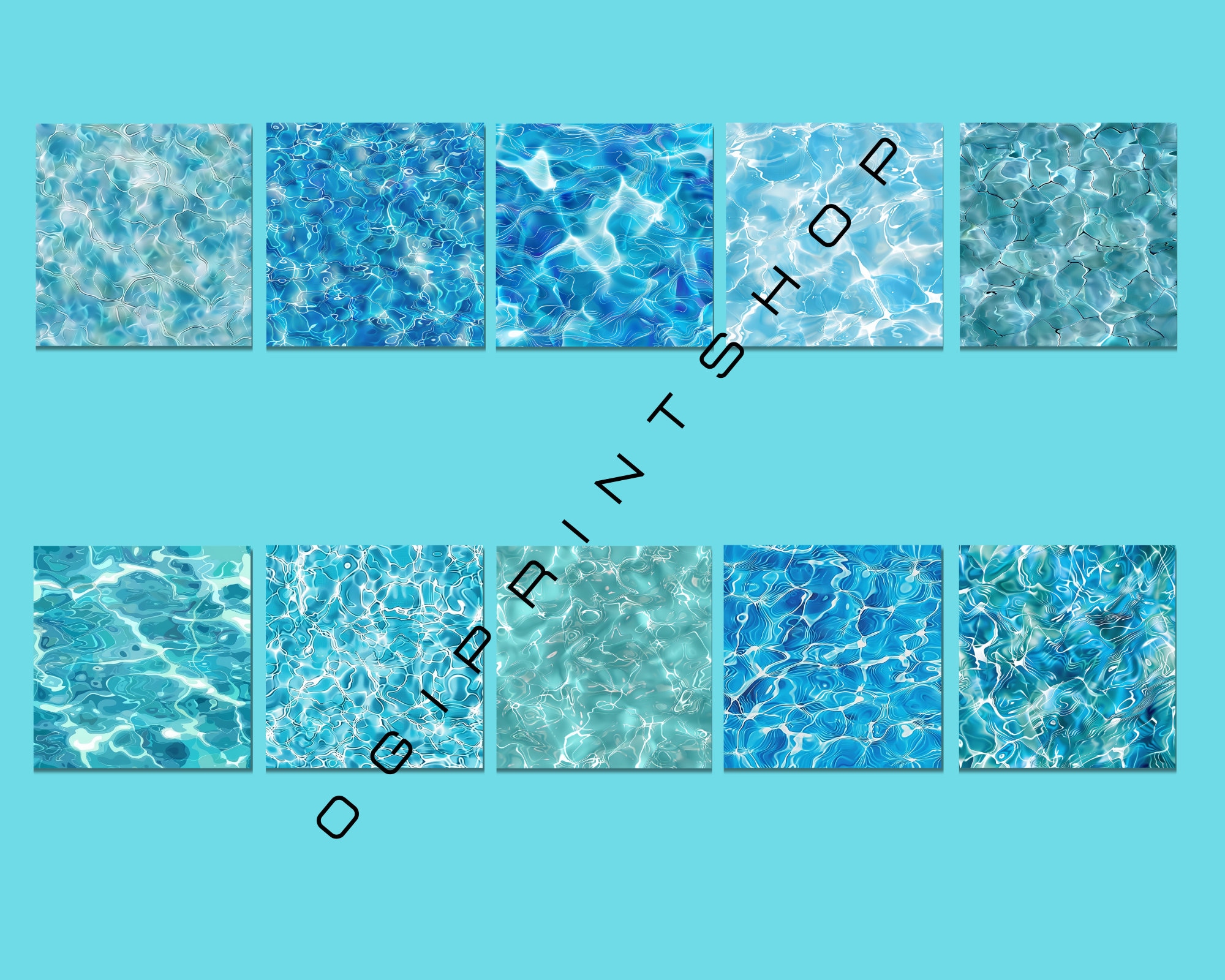 30 Shimmering Water Seamless Textures for Commercial Use, High-quality ...