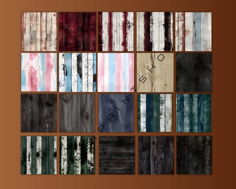 200 Wood Grain Seamless Patterns for Commercial Use, High-quality ...
