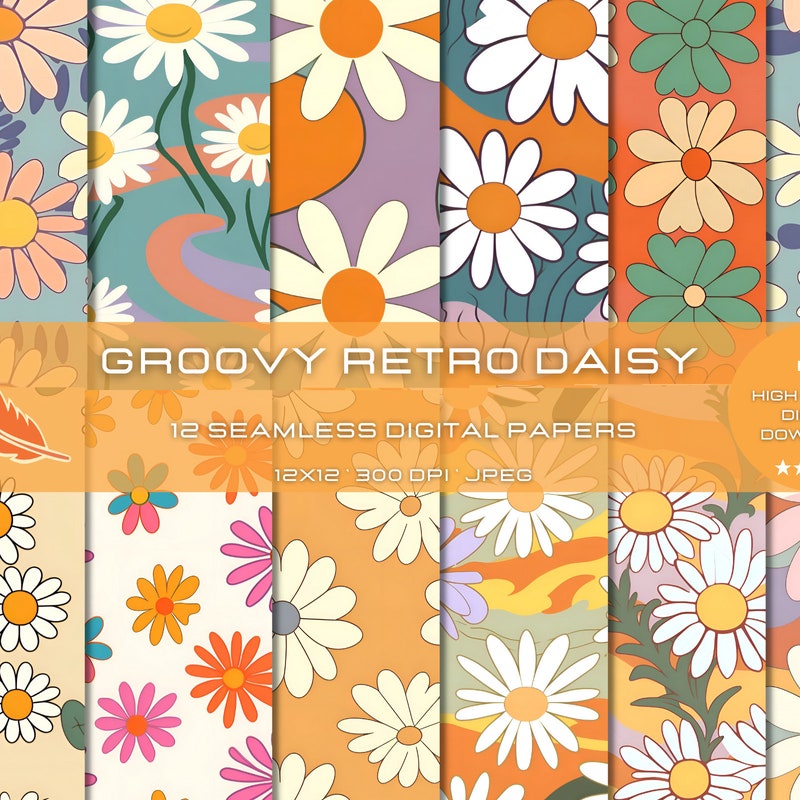 Retro Daisy - Etsy