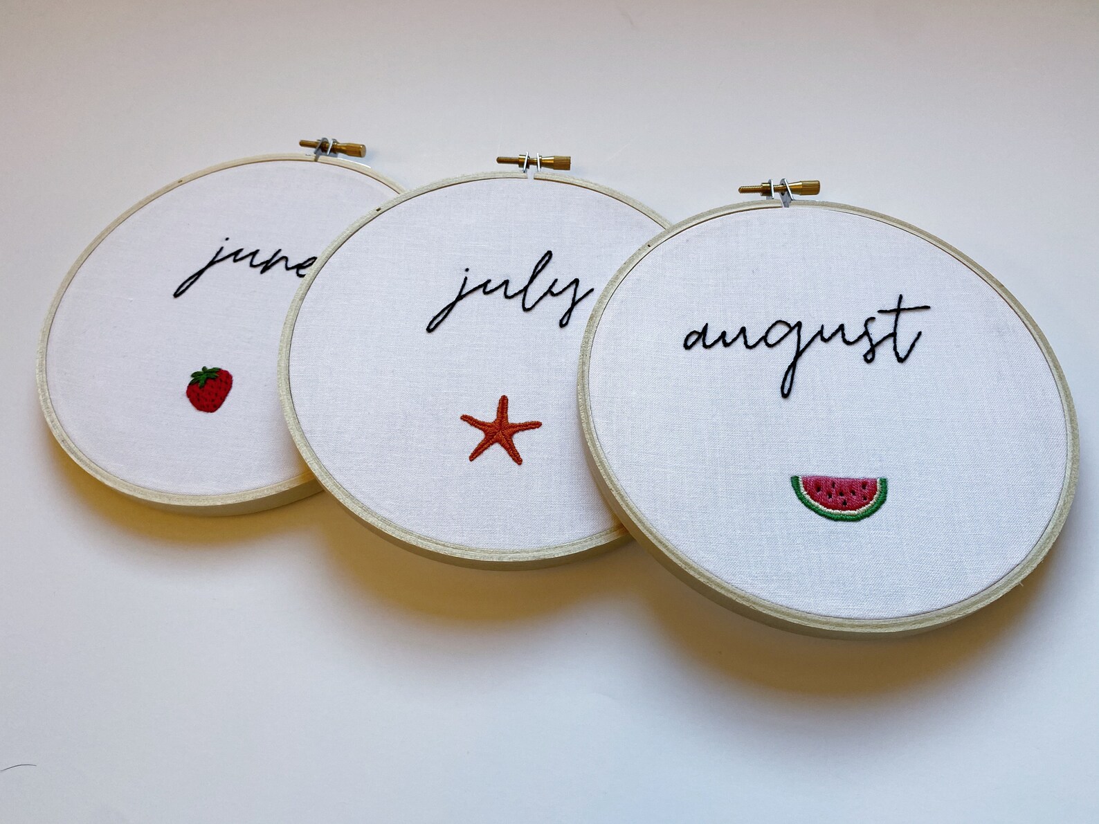 Tiny Embroidery Calendar Set, Monthly Calendar Pattern Set PDF ...