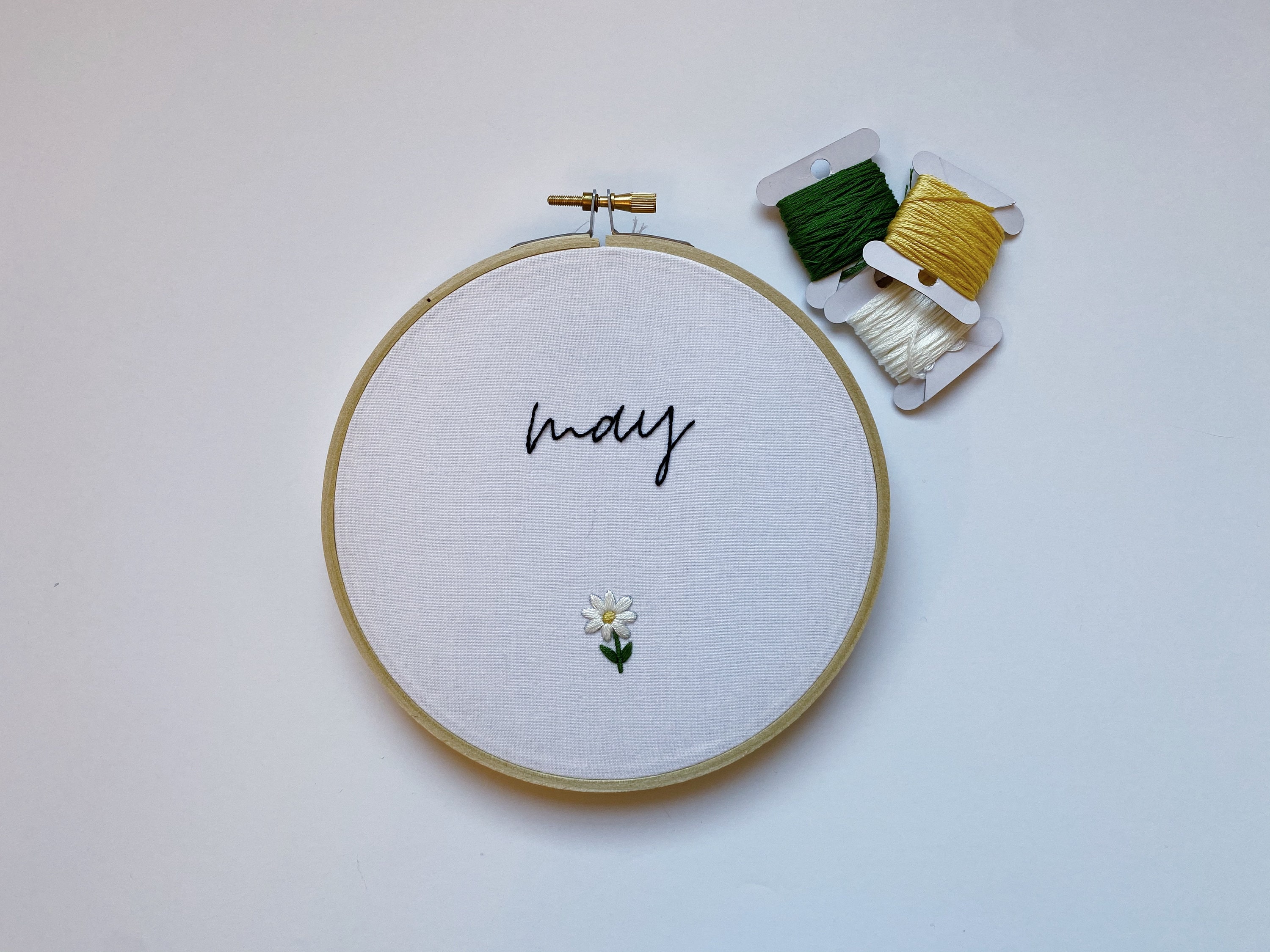 Tiny Flower Embroidery Pattern, May Embroidery Pattern PDF, Spring ...