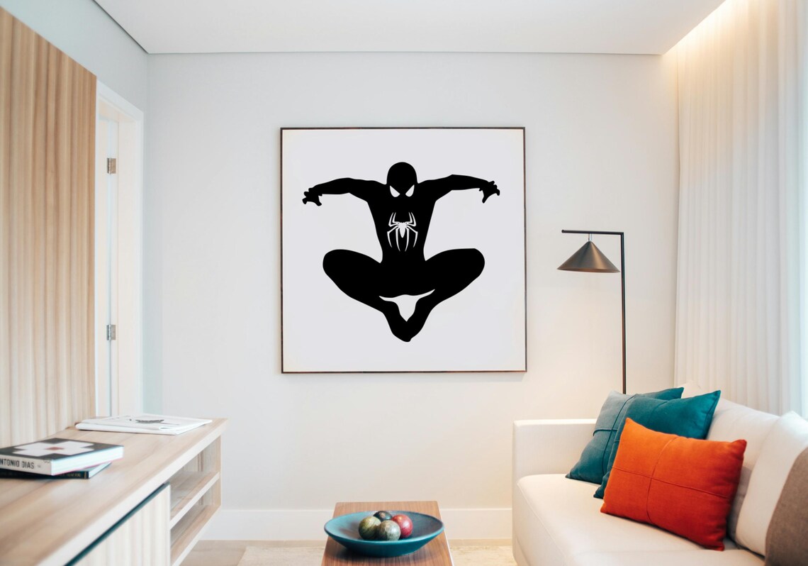 Spider-man Vector Art Illustration, Laser Cut File (digital Download ...