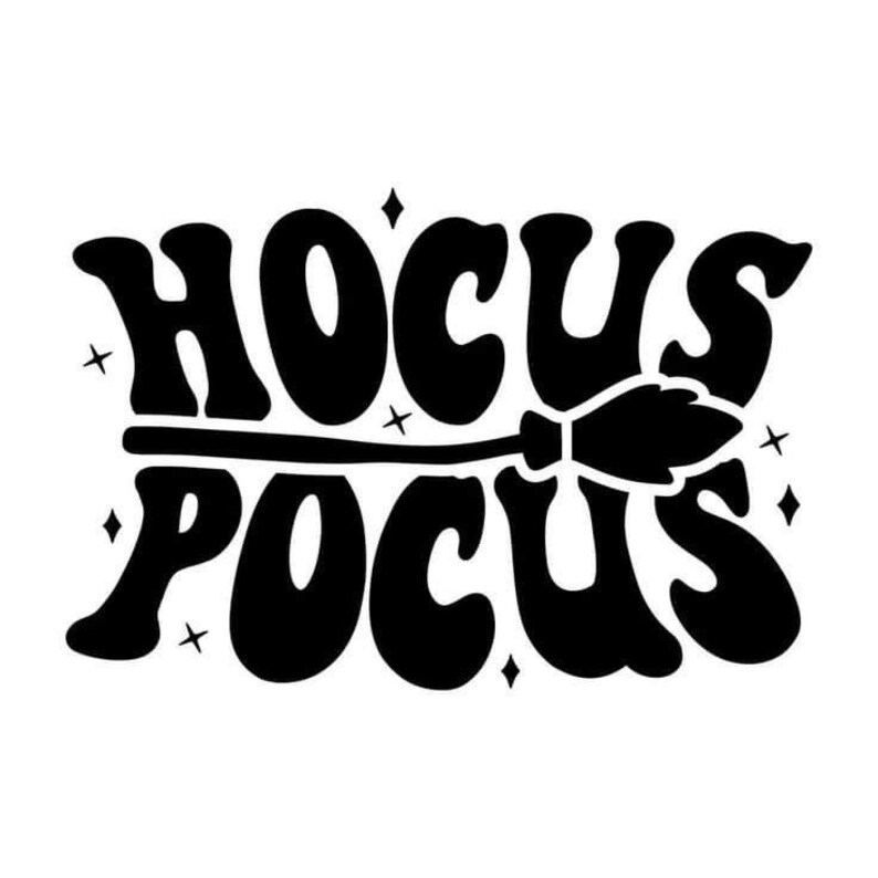 Hocus Pocus Cut File: Laser, CNC, Cricut - Metal Wall Decor (digital ...