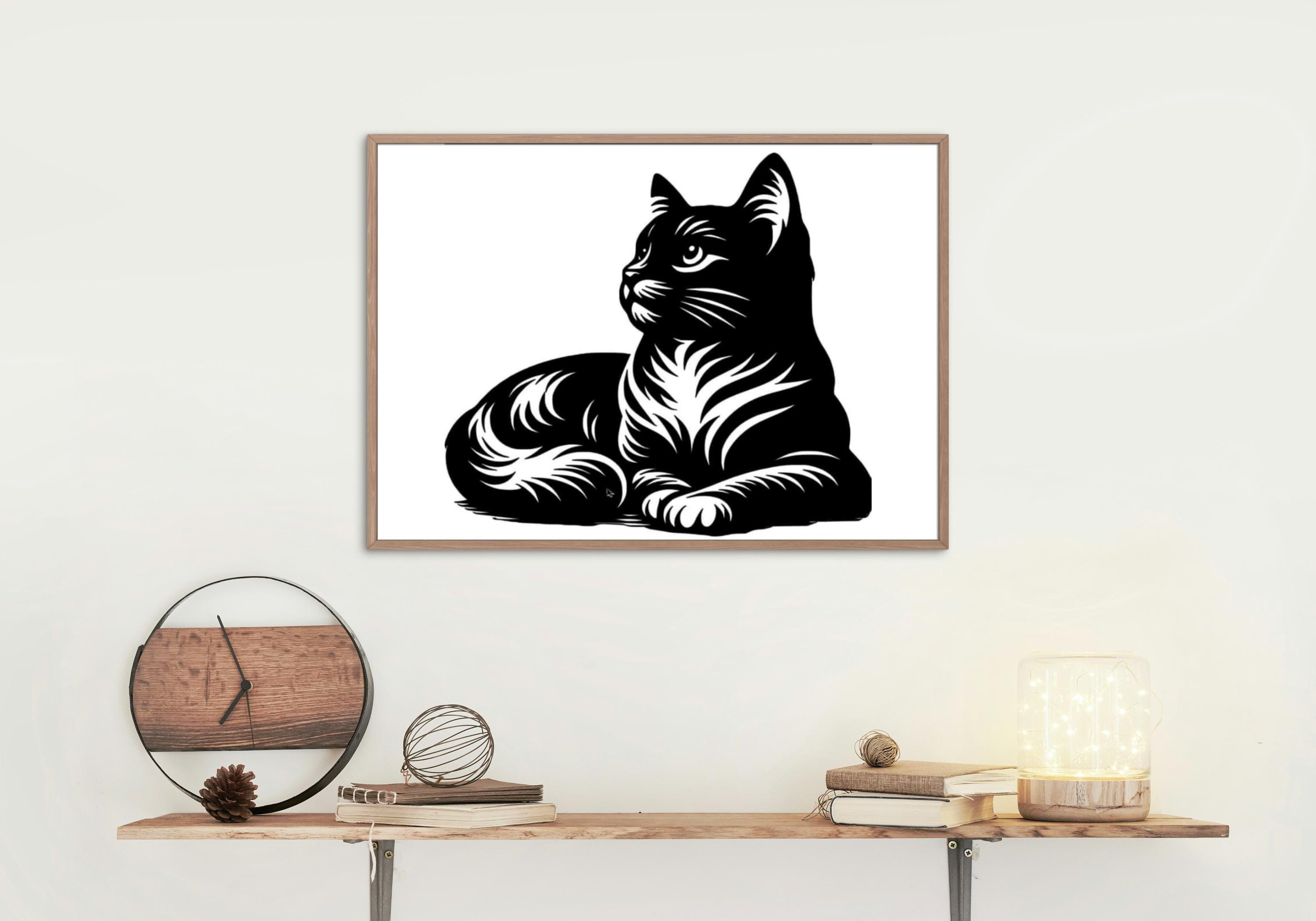 Cat Vector Cut File for Laser, Cricut, CNC (digital Download) - Etsy